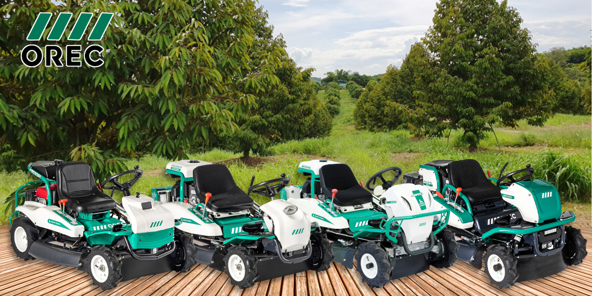 OREC รถตัดหญ้านั่งขับ และงานสวน